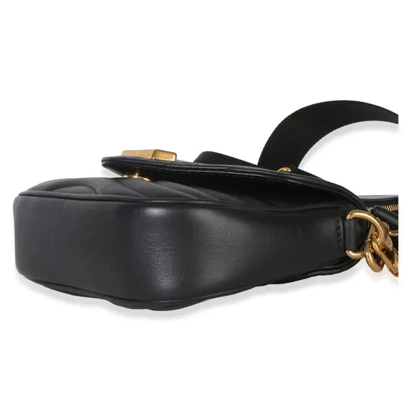LOUIS VUITTON Calfskin New Wave Multi Pochette Crossbody Bag - Black