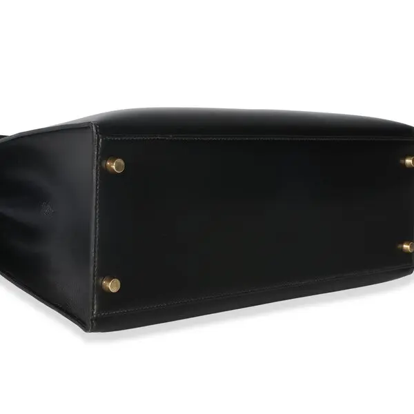 Hermès Box Sellier Kelly 35 Handbag - Black