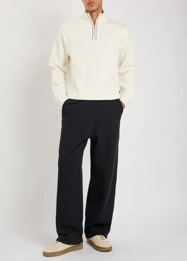 BOSS Sidney Half-zip Cotton Jumper