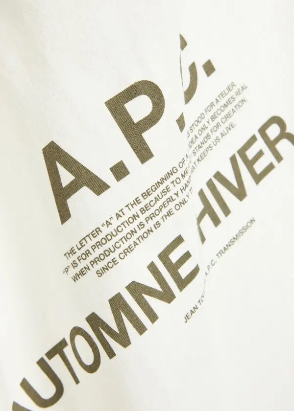 A.p.c. Logo-print Cotton T-shirt