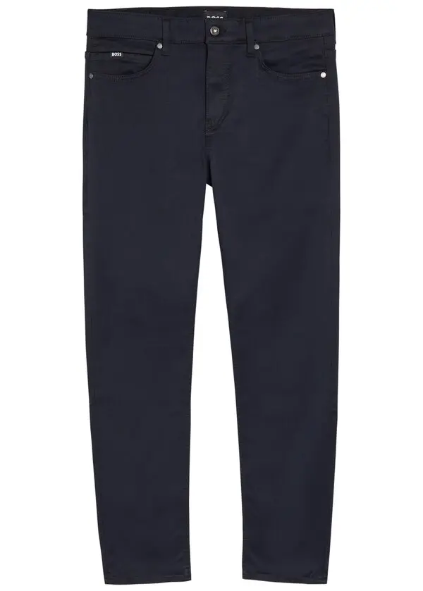 BOSS Delaware Slim-straight Jeans - Navy