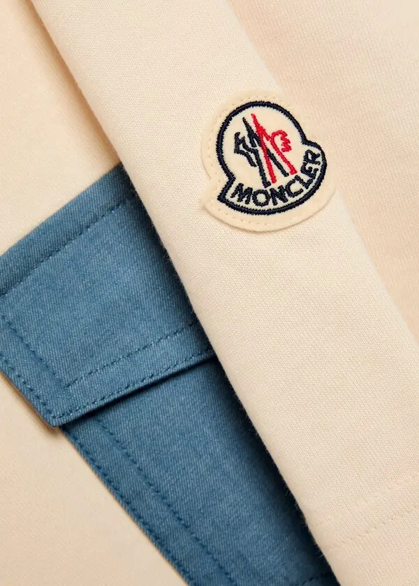 Moncler Patch-pocket Cotton T-shirt - Multicoloured 1