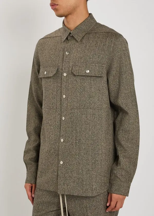 Rick Owens Wool Overshirt