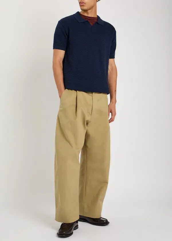RAITH Rapha Textured-knit Polo Shirt