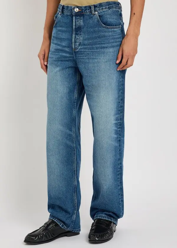 A.p.c. Fairfax Washed Straight-leg Jeans