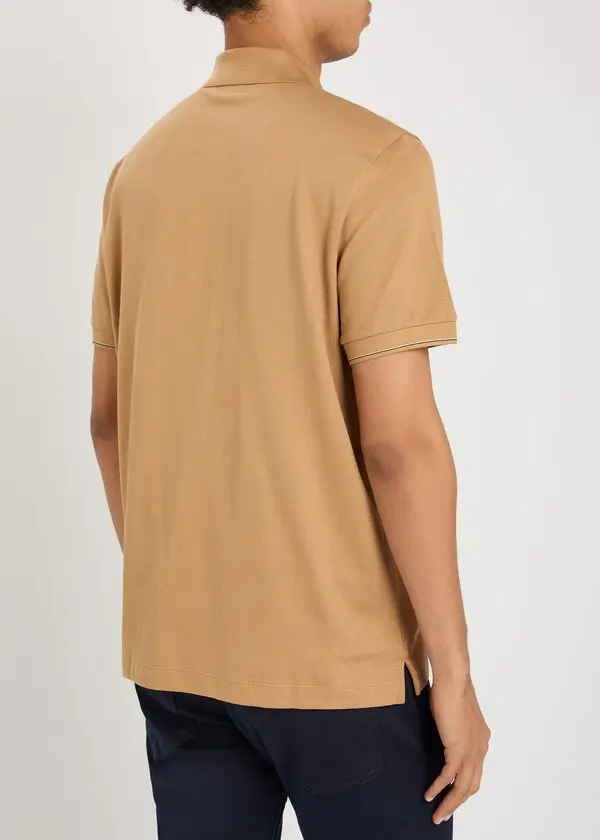 BOSS Close-knit Cotton Polo Shirt