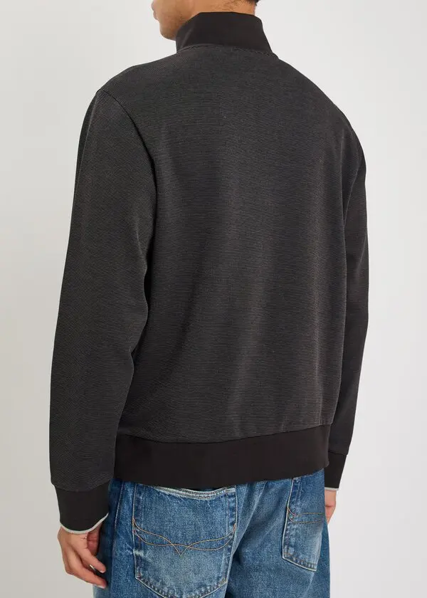 BOSS Sidney Half-zip Cotton Jumper