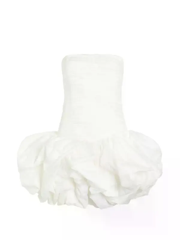 Aje Violette Bubble Ruched-bodice Mini Dress