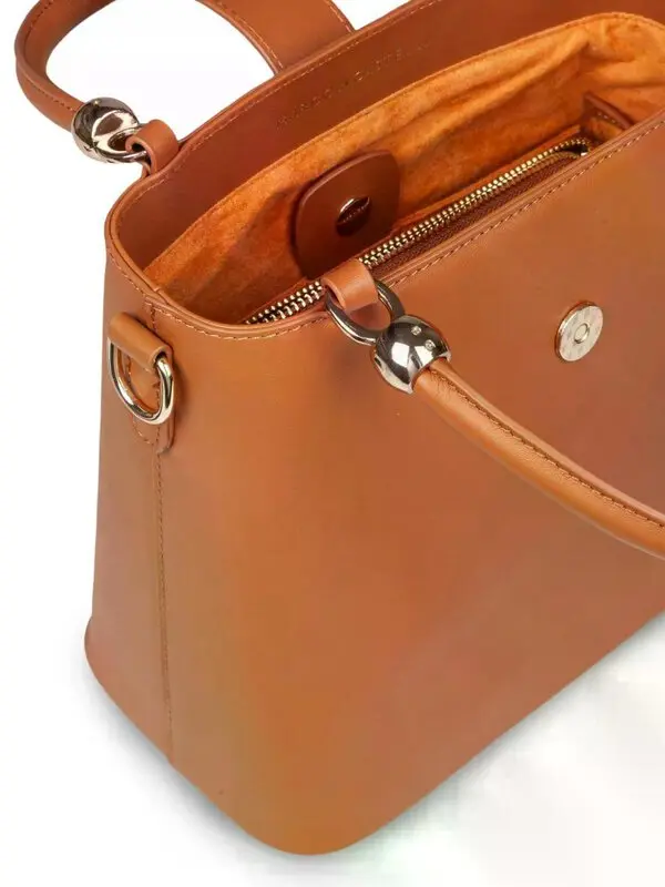 MARCO CASTELLI Agape Leather Tote Bag - Neutrals