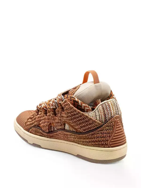 LANVIN Curb Lace-up Sneakers
