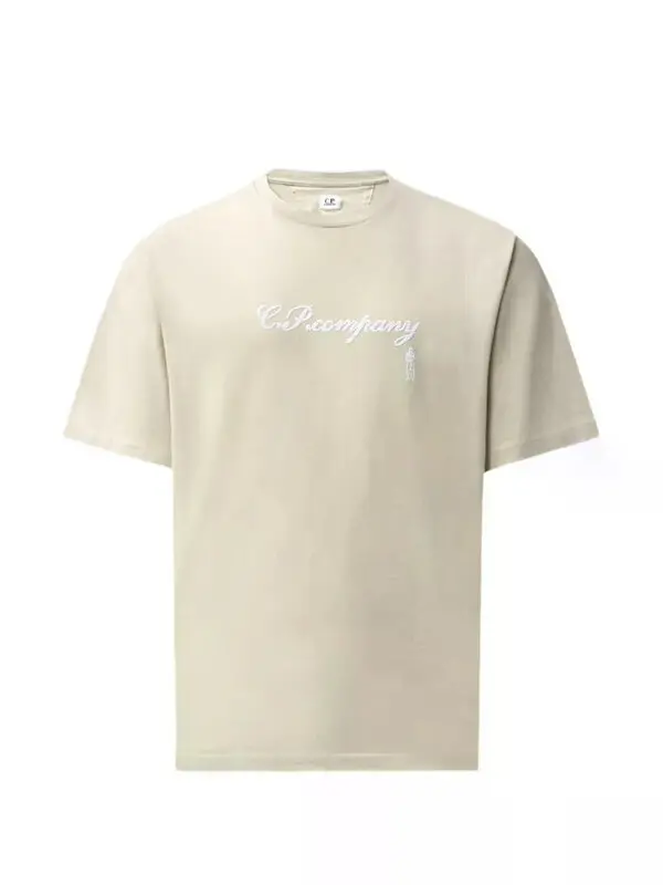 C.P. COMPANY Embroidered-logo T-shirt