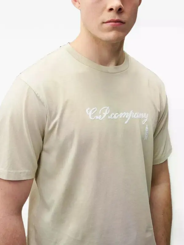 C.P. COMPANY Embroidered-logo T-shirt