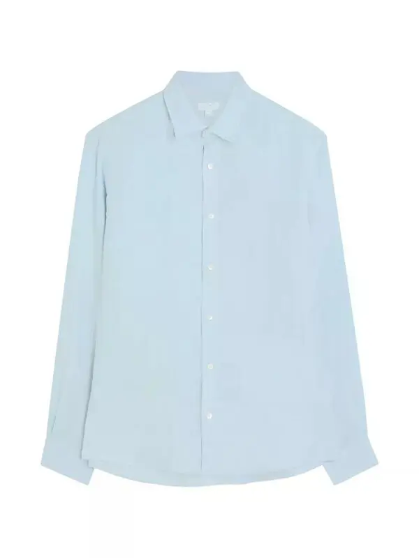 Sunspel Long-sleeve Button-down Shirt