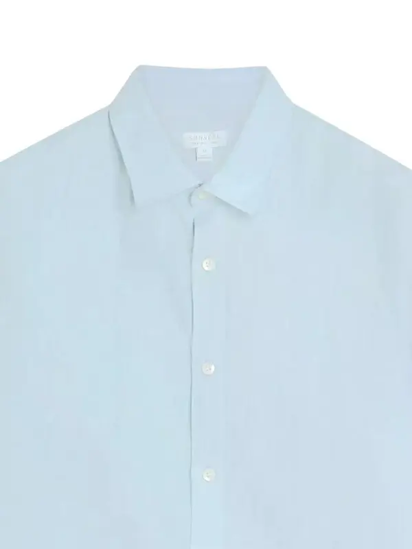 Sunspel Long-sleeve Button-down Shirt