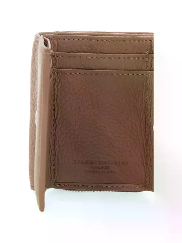 GIANNI CHIARINI Grain Pebbled-leather Wallet