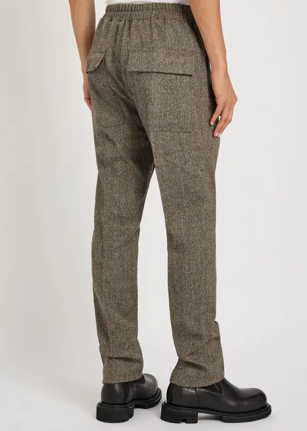 Rick Owens Slim-leg Wool Sweatpants