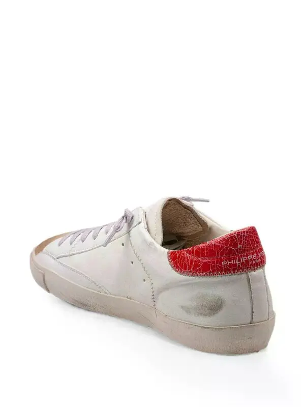 Philippe Model Prsx Leather Sneakers - White
