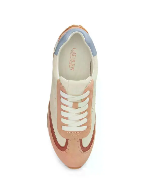 Ralph Lauren Perforated Leather Sneakers