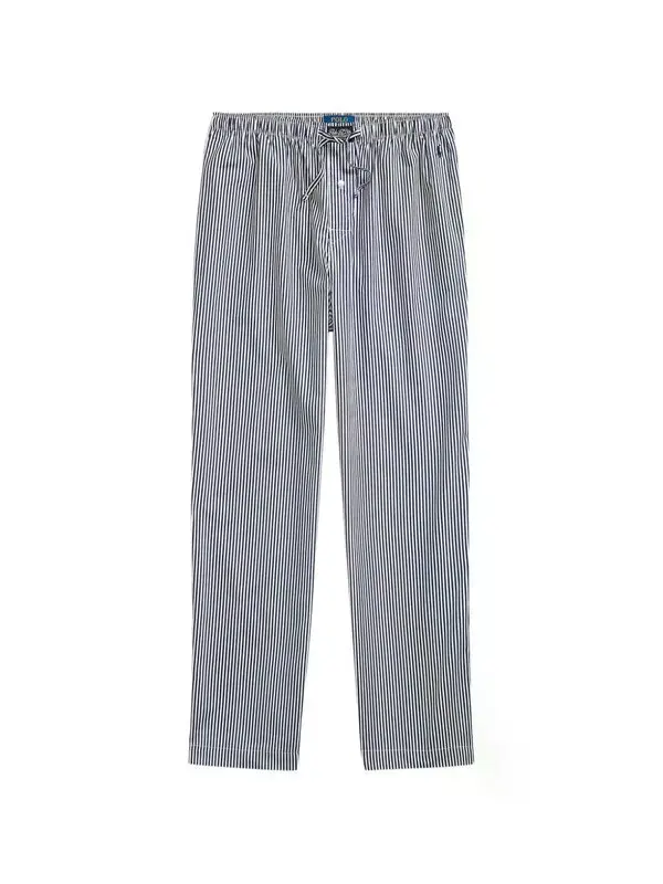 Polo Ralph Lauren Polo Bear Striped Pajama Trousers - Blue