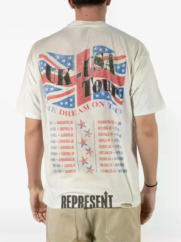 REPRESENT Dream On Tour Graphic-print T-shirt