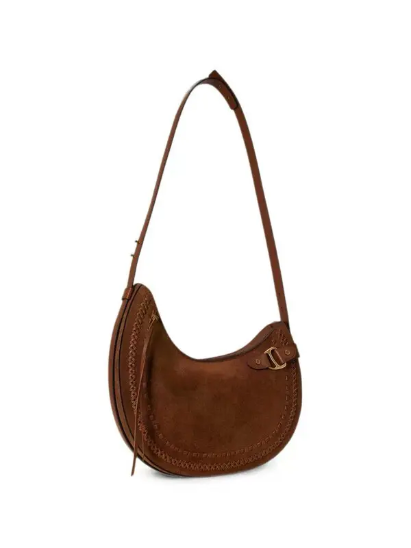 Ralph Lauren Large Whipstitched Tasha Shoulder Bag - Brown