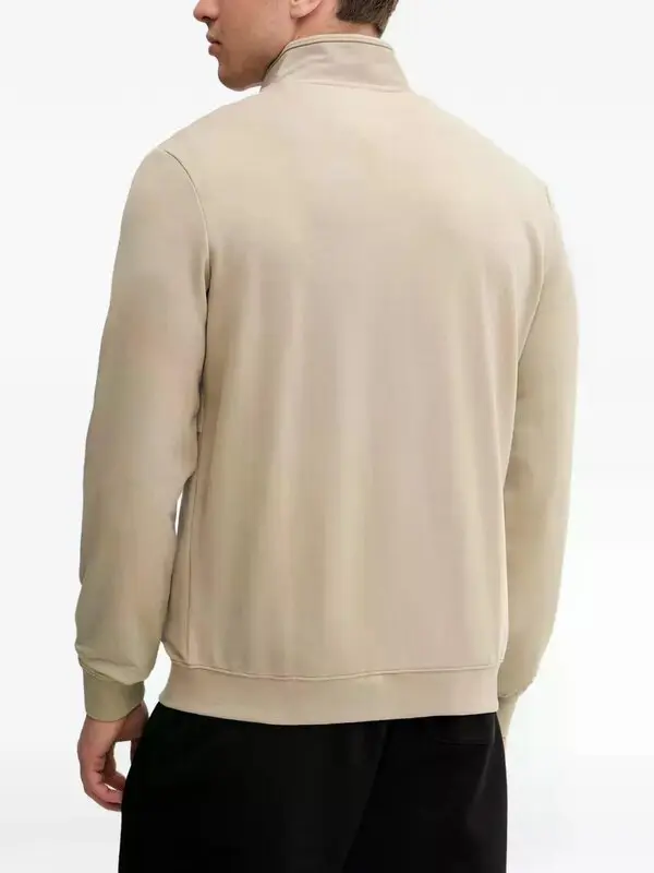 Guess Zip-up Panelled Sweater