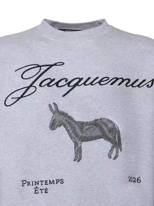Jacquemus Donkey Motif Crew Neck Sweater