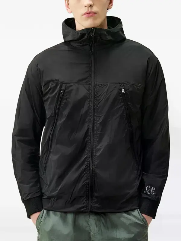 C.P. COMPANY Goggle-detail Button-up Hoodie