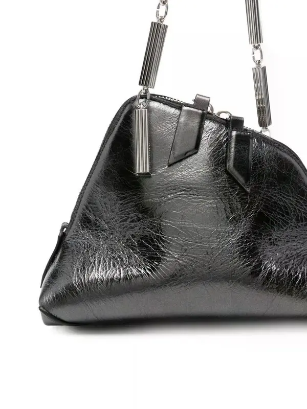 Attico La Scala Metallic-effect Chain-link Tote Bag - Grey