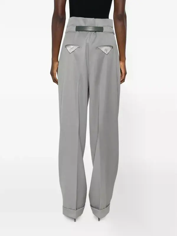 Attico Pleated Belted Trousers