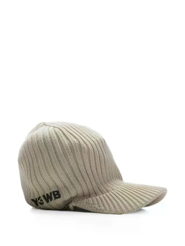 Adidas X Wales Bonner X Y-3 Rib-knit Beanie Cap - Neutrals