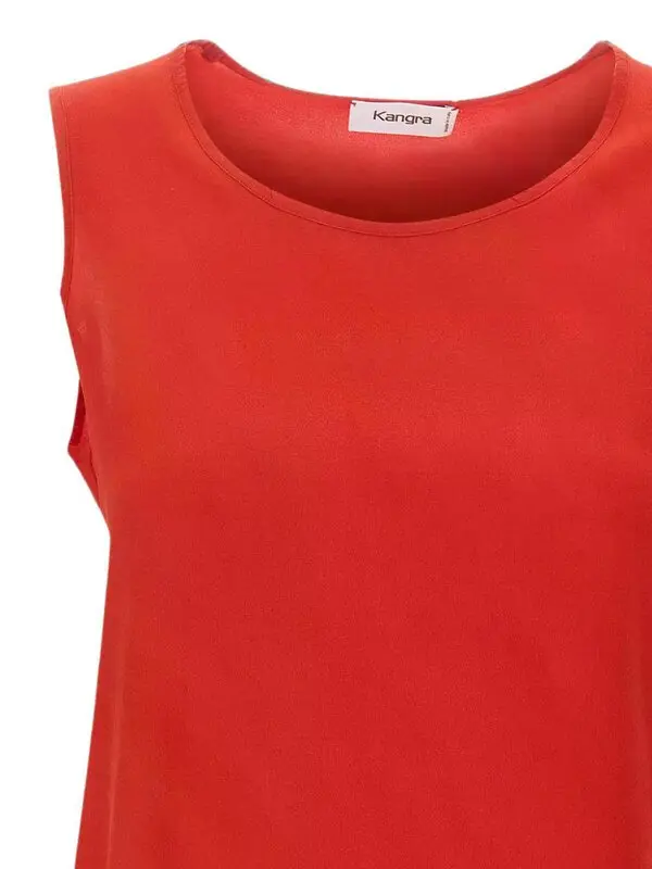 KANGRA Sleeveless Silk Tank Top