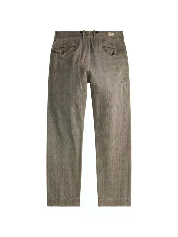 Ralph Lauren Herringbone Cotton Trousers