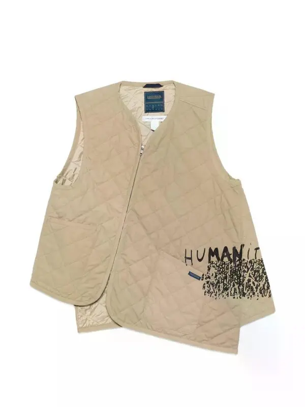 Comme Des Garçons Quilted Asymmetric Gilet