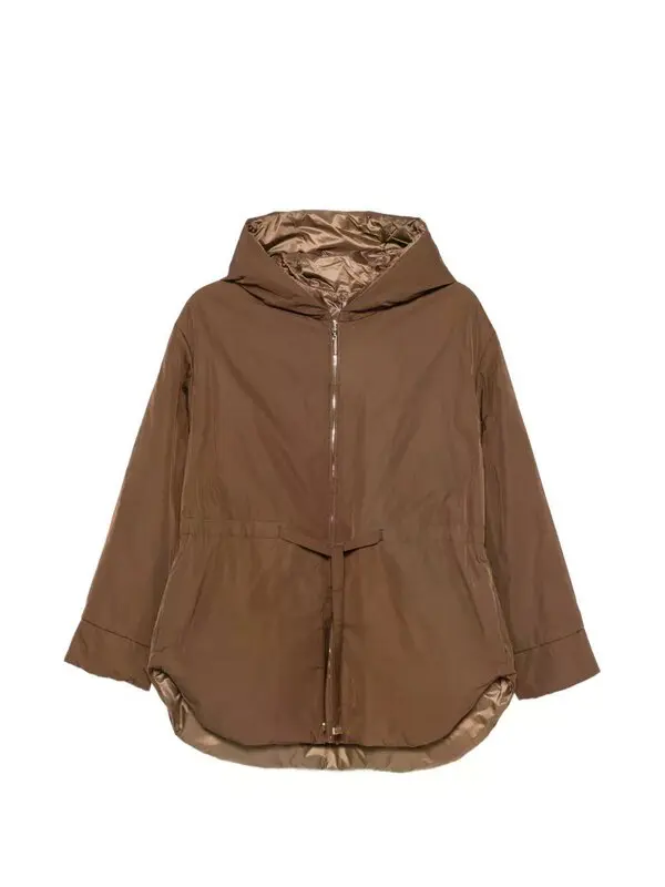Max Mara Hooded Drawstring Coat