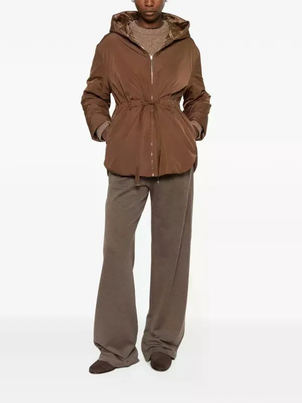 Max Mara Hooded Drawstring Coat