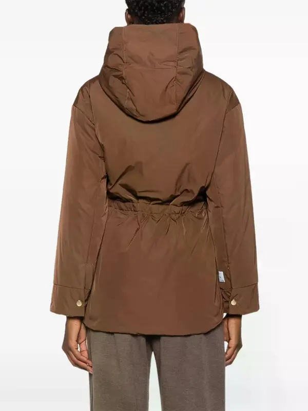Max Mara Hooded Drawstring Coat