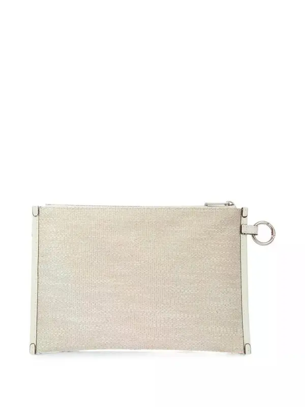 LANCEL Logo Print Pouch