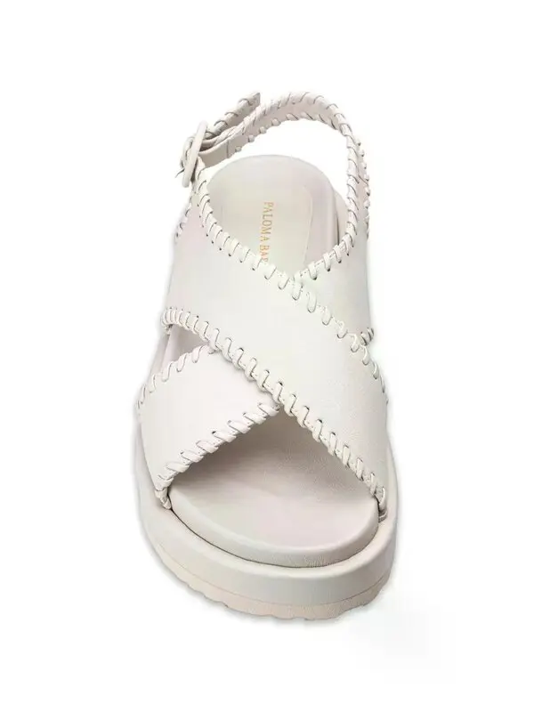 PALOMA BARCELO Ursula Whipstitch Platform Sandals