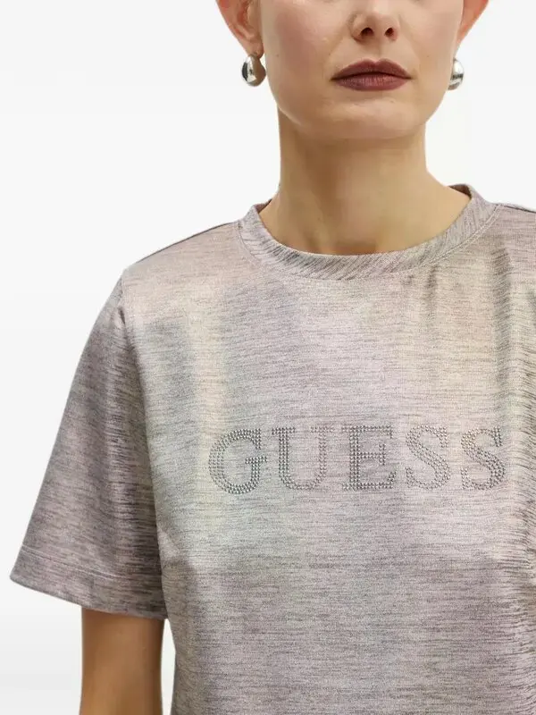 Guess Rhinestone Logo T-shirt
