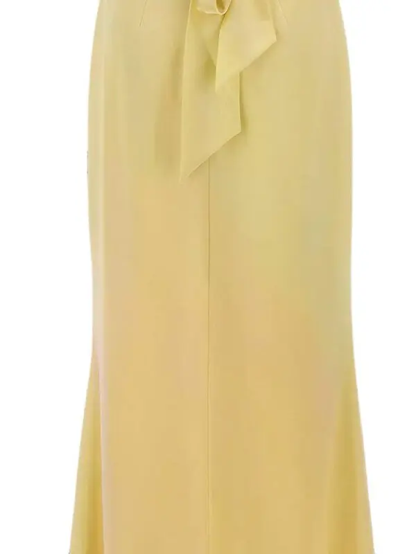 Retrofete Magnolia Open-back Satin Maxi Dress