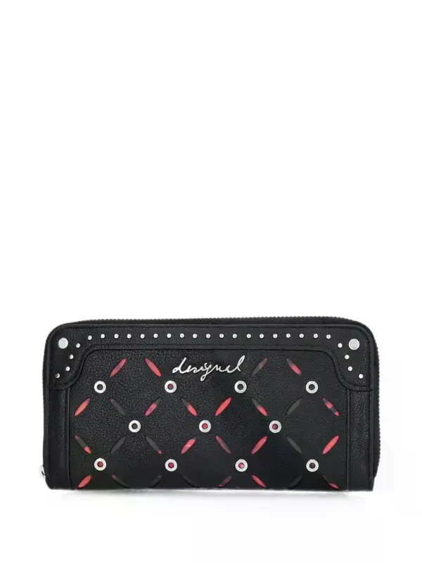 Desigual Stud-embellished Wallet - Black