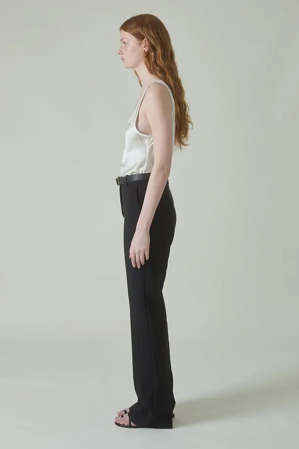 HEIRLOME Adau Silk Satin Tank Top - Ivory