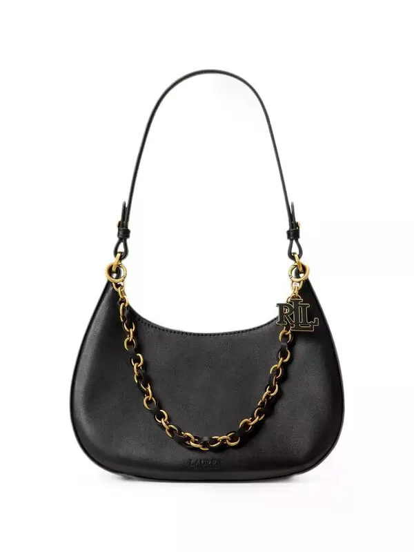 Ralph Lauren Marcy Chain-link Shoulder Bag - Black