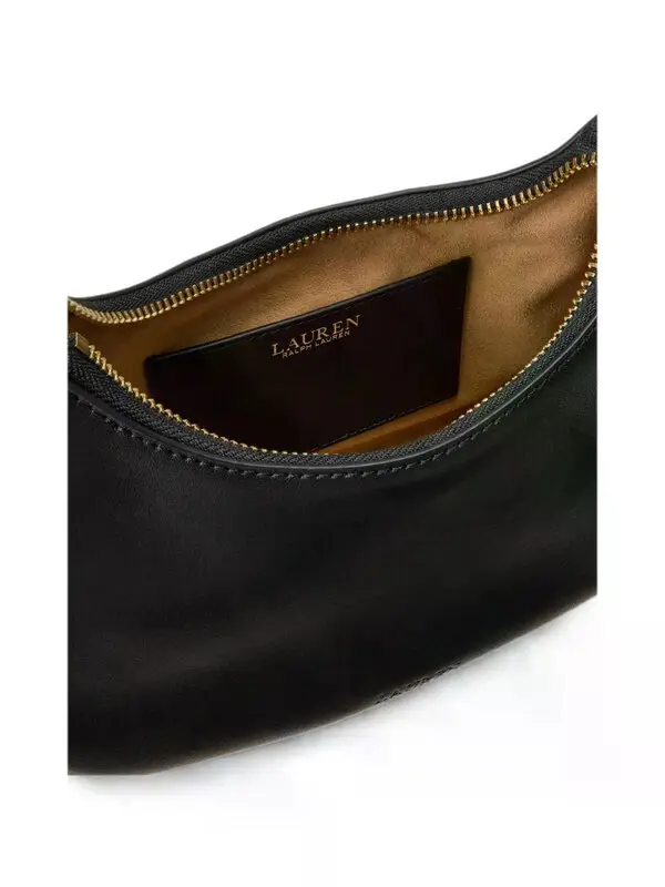 Ralph Lauren Marcy Chain-link Shoulder Bag - Black