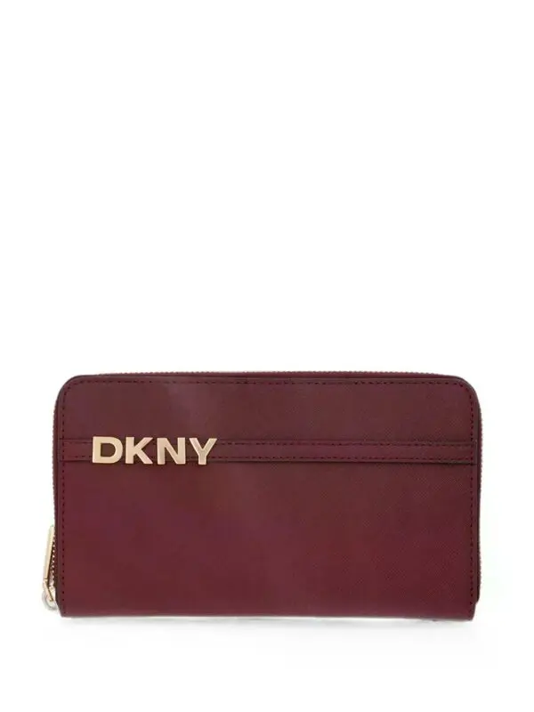 Dkny Avril Zip-around Wallet - Red