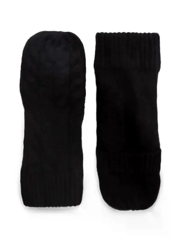 Dkny Logo Patch Gloves - Black