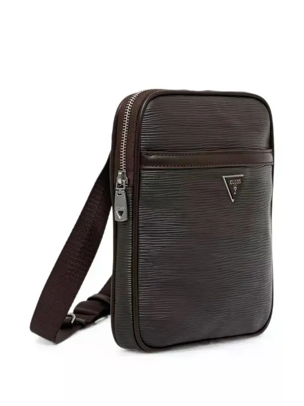 Guess Textured Logo Plaque Belt Bag