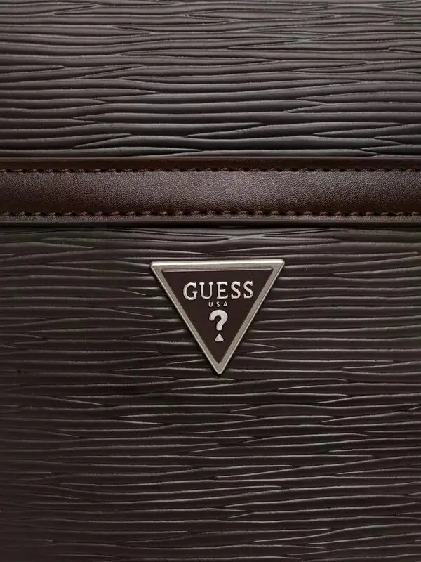Guess Textured Logo Plaque Belt Bag