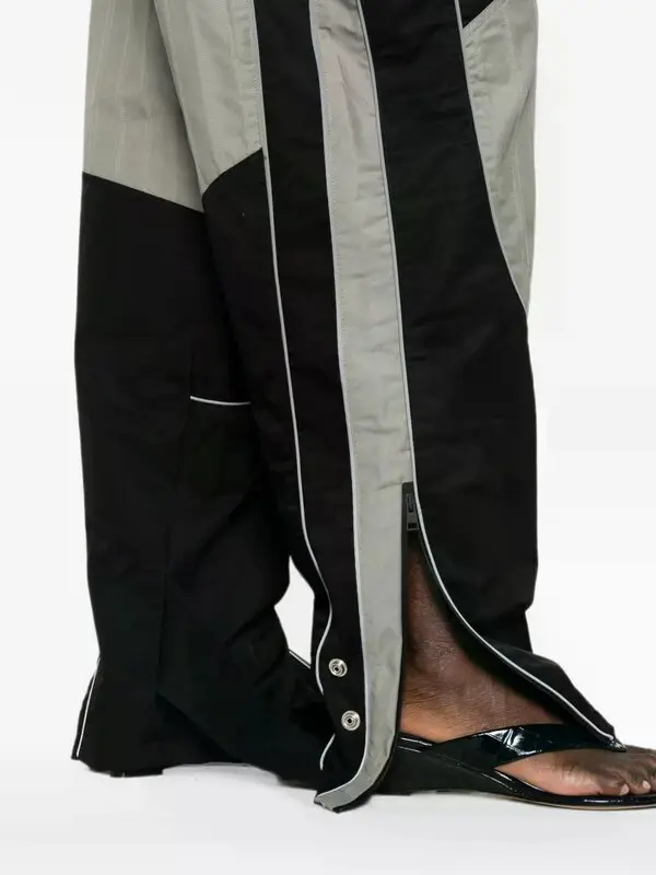 Attico Paneled Logo Patch Trousers